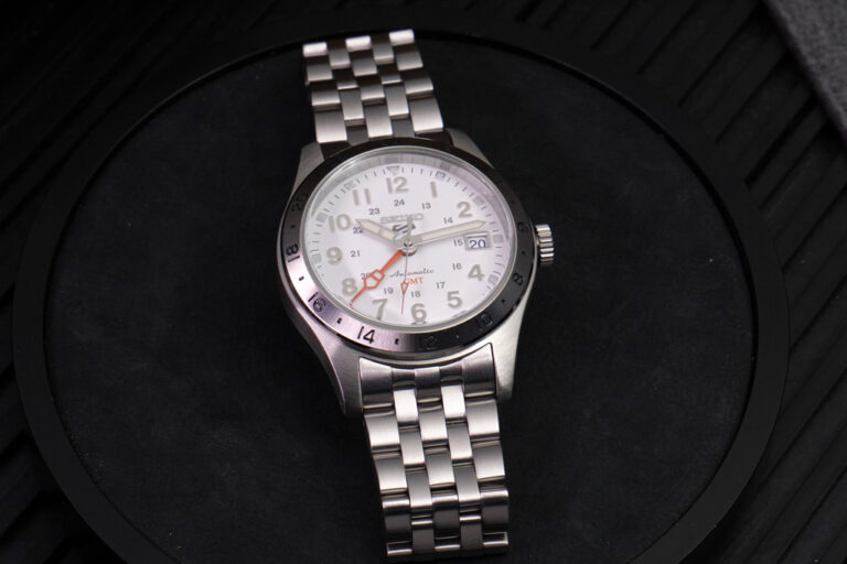 This New Seiko 5 GMT is the Best Affordable Rolex Explorer 2 Polar Dial ...