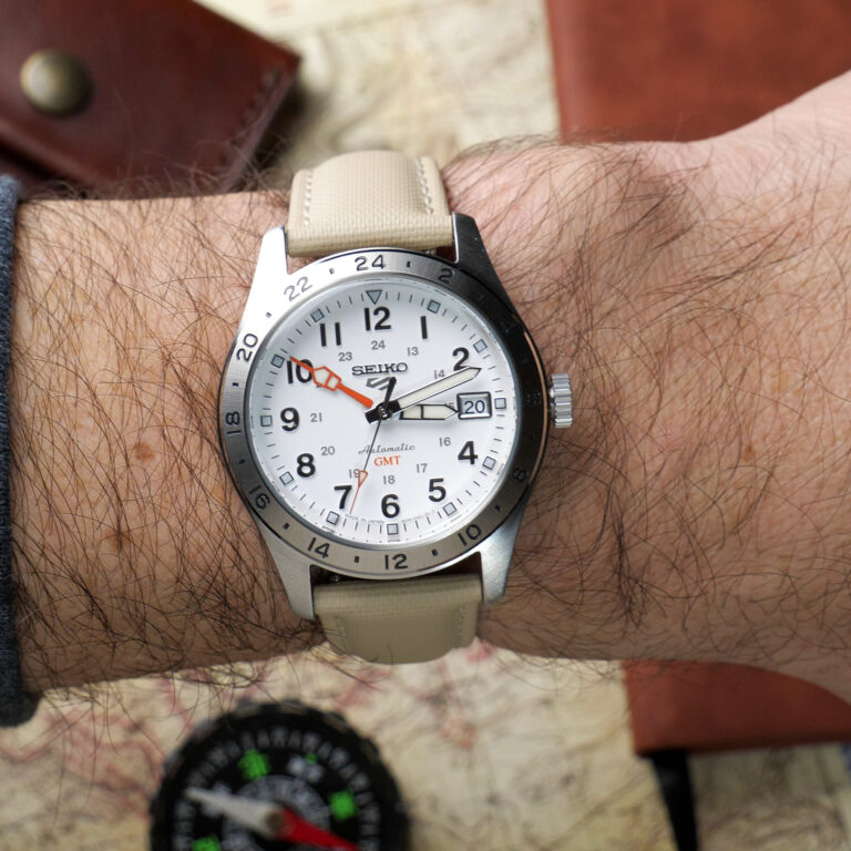This New Seiko 5 GMT is the Best Affordable Rolex Explorer 2 Polar Dial ...
